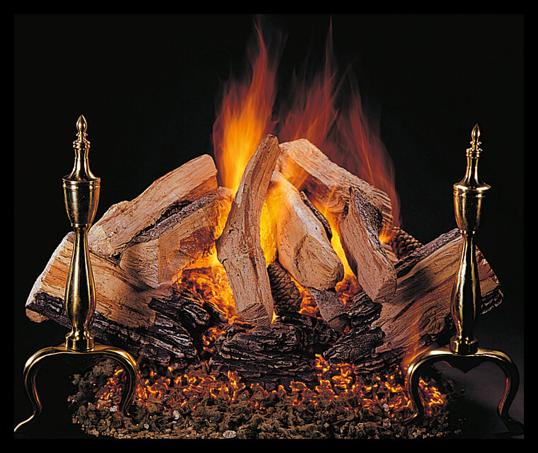 Rasmussen 24 Inch Evening Prestige Ceramic Log Set - Single Face EPR24 ...